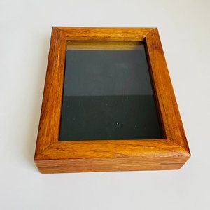 Vintage | Accents | Vintage Wood Frame Shadow Box Crafting Art Keepsake ...